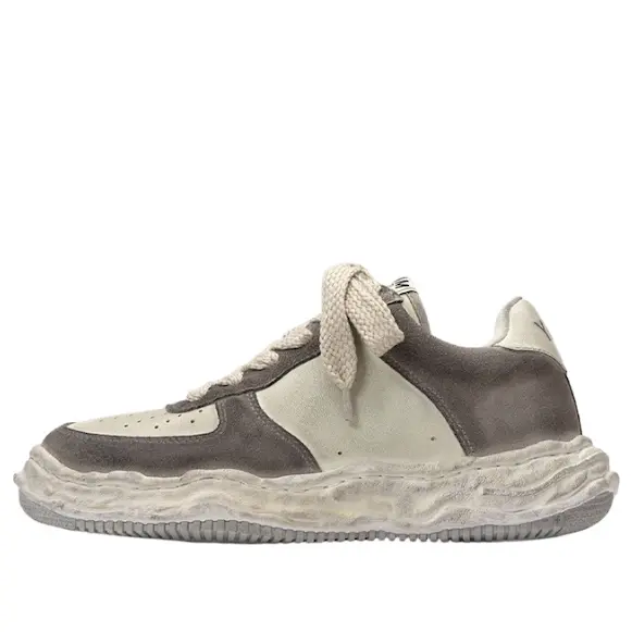 Mihara Yasuhiro Wayne Og Sole Dr Leather Low Sneakers - Grey/white