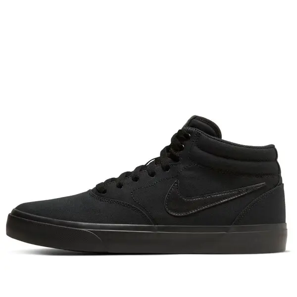 Nike Charge Mid Canvas Sneakers - Black