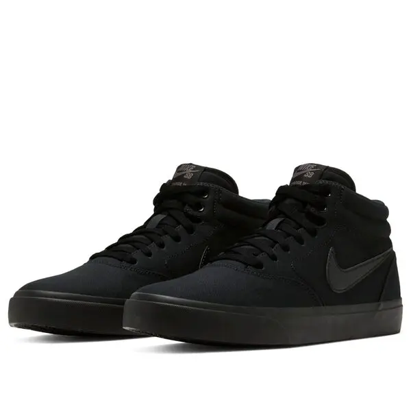 Nike Charge Mid Canvas Sneakers - Black