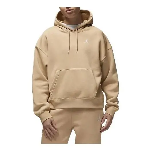JORDAN Air Brooklyn Fleece Hoodie - Desert/white