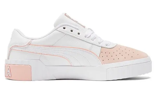 PUMA Cali Skate Shoes - White/pink