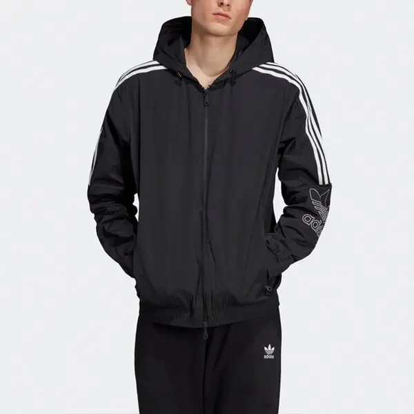 Adidas Originals Casual Zipper Hooded Jacket