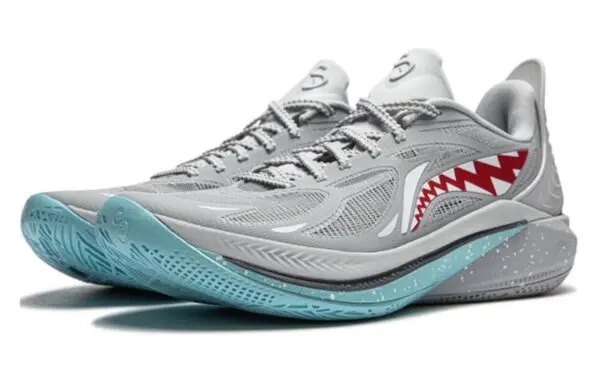 LI-NING Sonic "great White Shark" Abau019-6 Athletic Sneakers