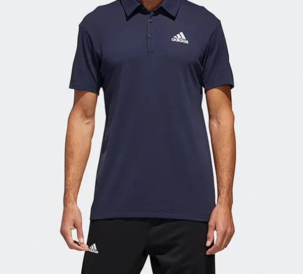 Adidas Htrdy Pl2 Sl Tennis Sports Polo Shirt - Blue