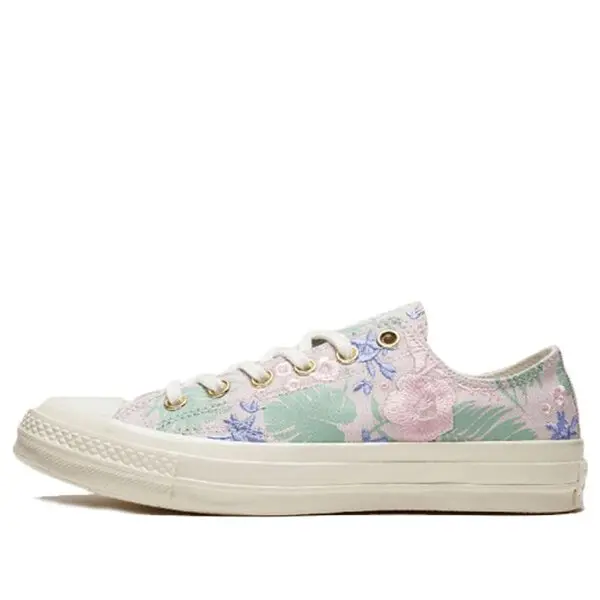 CONVERSE Chuck 70 Palm Print Low Top Sneakers - Pink