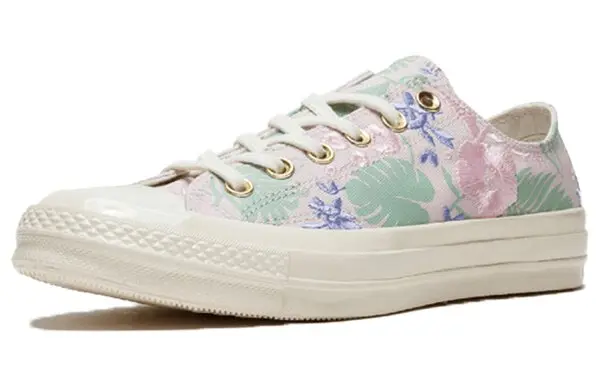 CONVERSE Chuck 70 Palm Print Low Top Sneakers - Pink