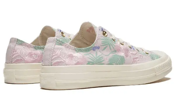 CONVERSE Chuck 70 Palm Print Low Top Sneakers - Pink