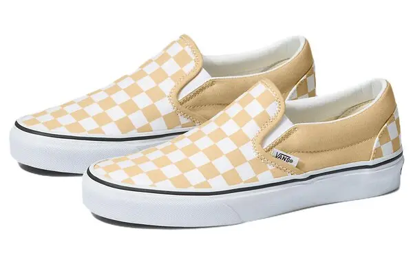 VANS Color Theory Slip-on Skate - Tan/white