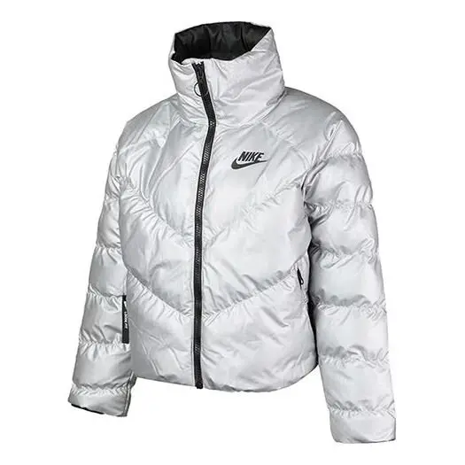 Nike Synthetic Fill Jacket - Silver