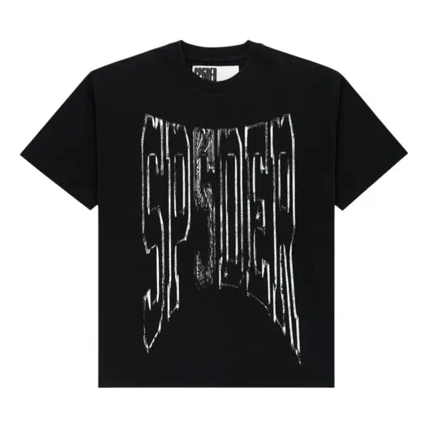 SP5DER Diffused Collegiate T-shirt - Black