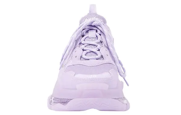 Balenciaga Triple S Sneaker With Clear Sole - Purple