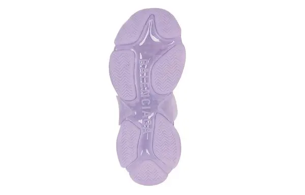 Balenciaga Triple S Sneaker With Clear Sole - Purple