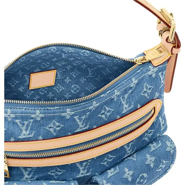 LOUIS VUITTON Monogram Denim Shoulder Bag