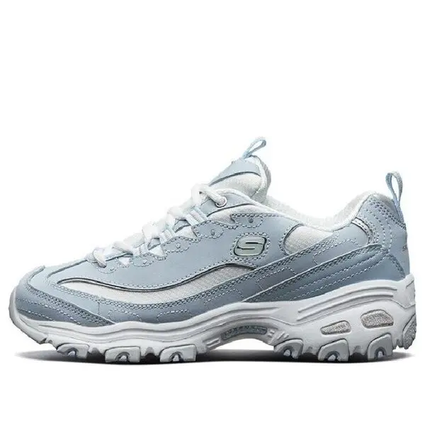 Sketchers D'lites Low Top Sneakers - Blue/white