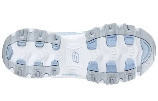 Sketchers D'lites Low Top Sneakers - Blue/white