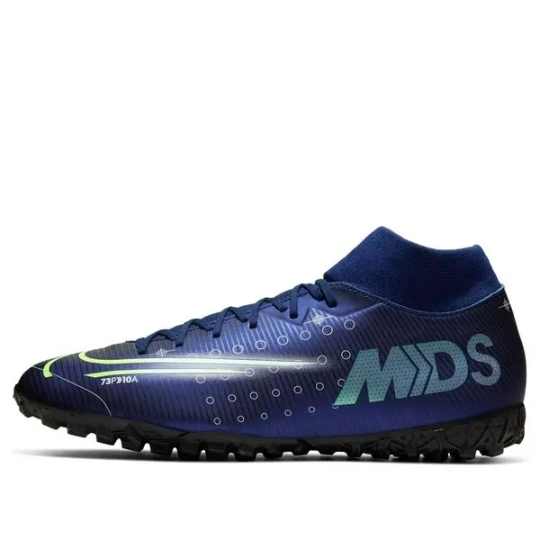Nike Mercurial Superflyx 7 Academy Mds Tf High-top Soccer Cleats - Blue