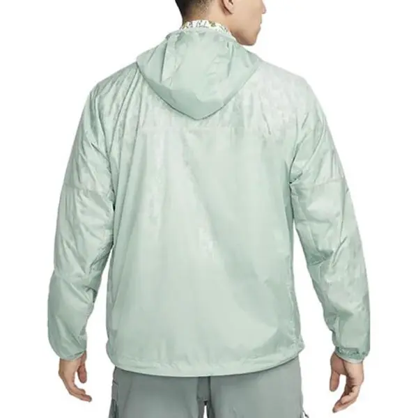Nike Cinder Cone Pattern Splicing Hooded Jacket - Multi-color