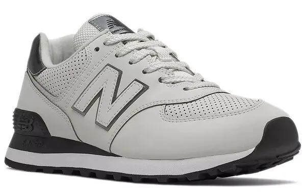 NEW BALANCE 574 Retro Sneakers - Ivory/black