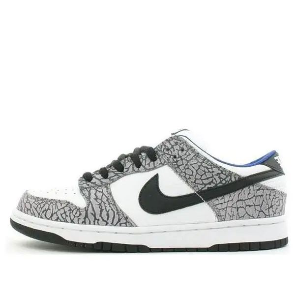 Nike Dunk Low Pro Supreme "white Cement - White/grey