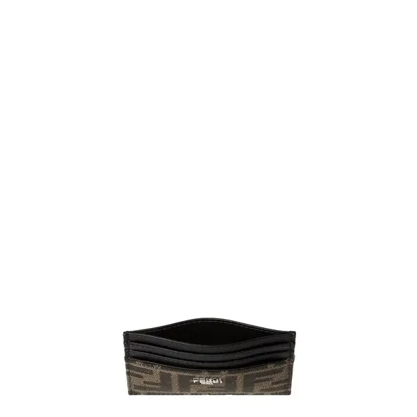 Fendi Ss26 Ff Jacquard Card Holder