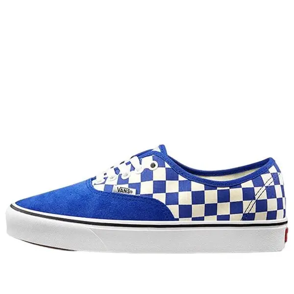 VANS Comfycush Authentic Checkerboard Sneakers - Blue