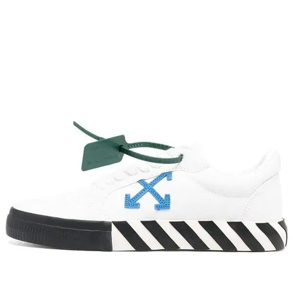 Off-White Low Top Sneakers - White/blue/black