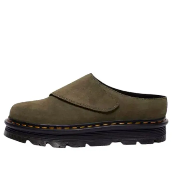 Dr. Martens Zebzag Anywair Mules - Olive
