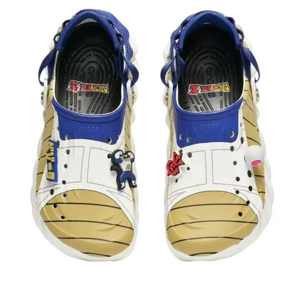 CROCS X Dragon Ball Z Echo Clog "vegeta - Tan/blue/white