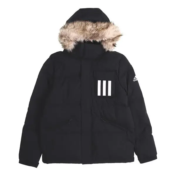 Adidas Down Puffa 3str Outdoor - Black