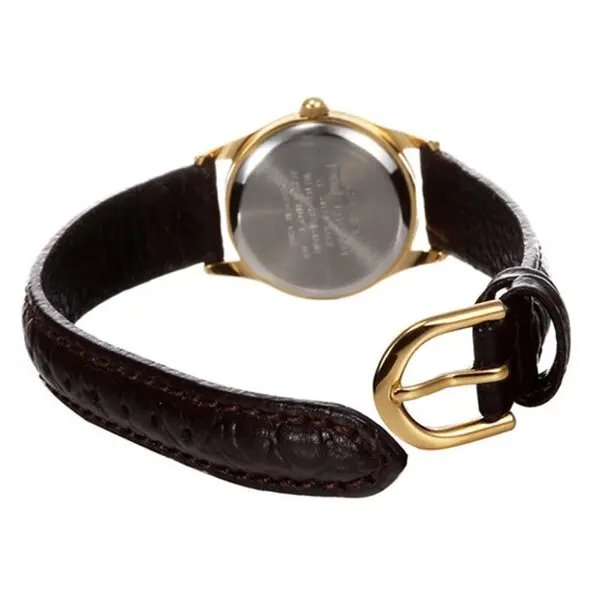 Casio Quartz Analog Watch With Leather Strap