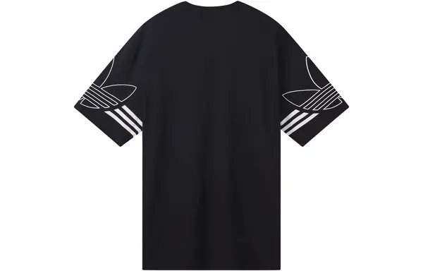 Adidas Originals Outline Tee Round Neck Short Sleeve