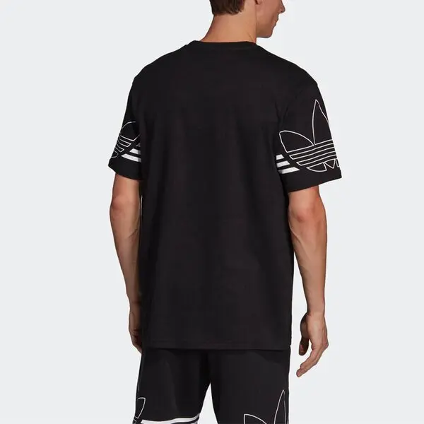 Adidas Originals Outline Tee Round Neck Short Sleeve