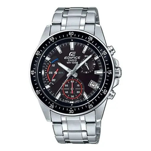Casio Edifice Stainless Steel Analog Chronograph Watch - Black