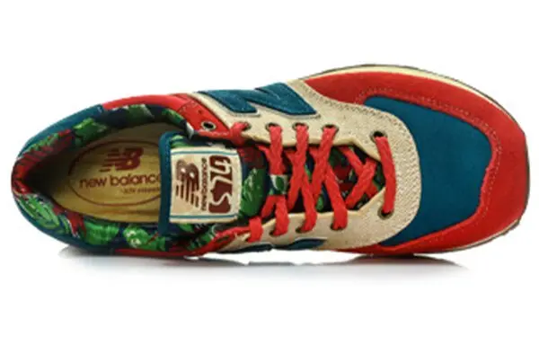 NEW BALANCE 574 "botanical Garden" Sneakers - Red/blue