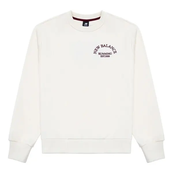 NEW BALANCE Crewneck Sweatshirt - White