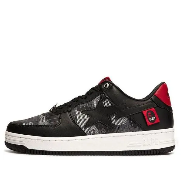 A BATHING APE Sta X Hugo Sneakers - Black
