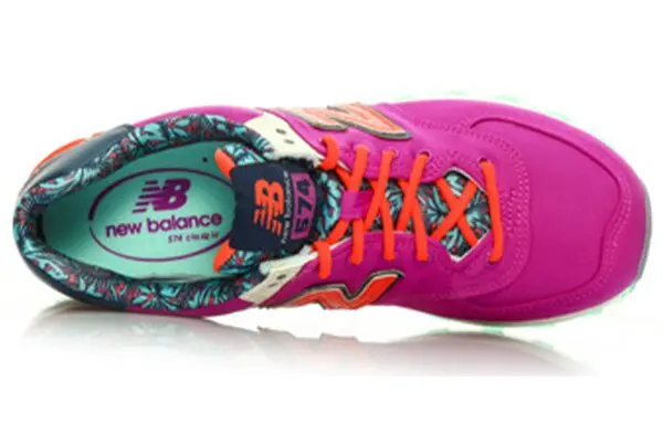 NEW BALANCE 574 "luau" Retro Low Top Sneakers - Purple