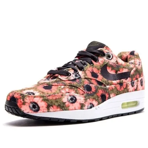 Nike Max 1 Premium Se Floral Mowabb Sneakers - Red/black