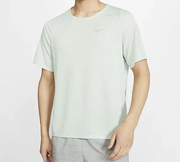 Nike As Rise 365 Short Sleeve Top - Light Green