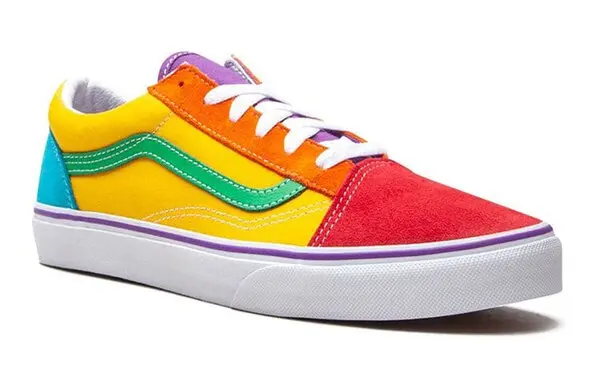 VANS Old Skool "rainbow Colorblock" Sneakers - Multi-color