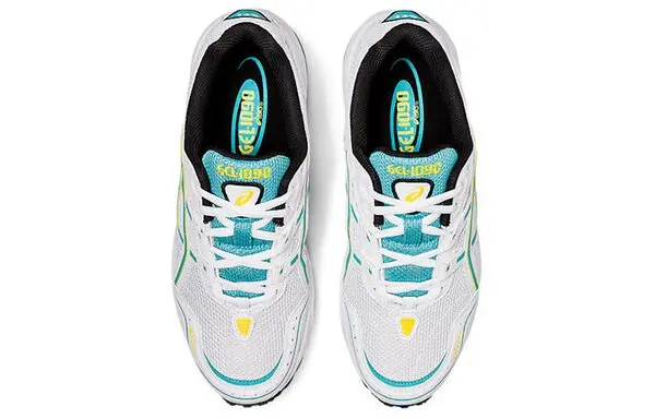 Asics Gel-1090 Athletic Sneakers - White/blue/yellow