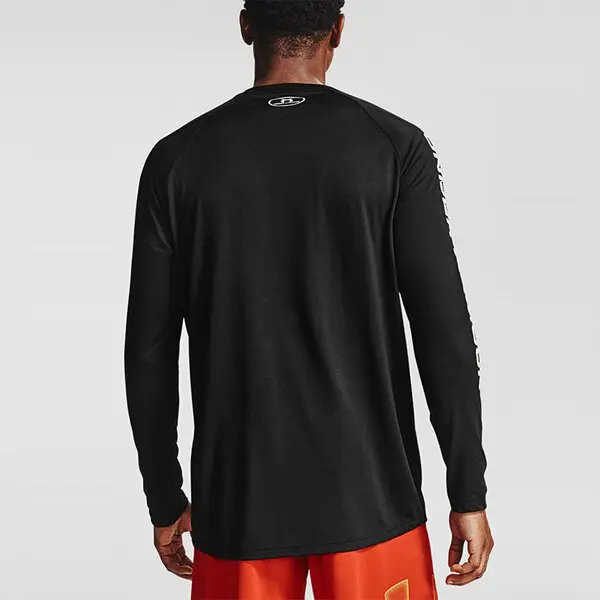 Under Armour Long Sleeve Shirt With Triple Logo Detail