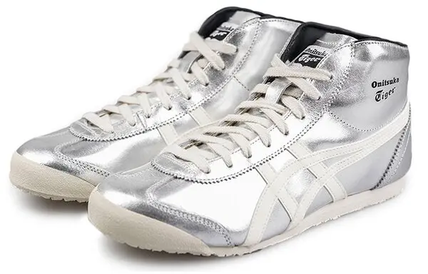 Onitsuka Tiger Mexico Mid Runner Sneakers - Silver