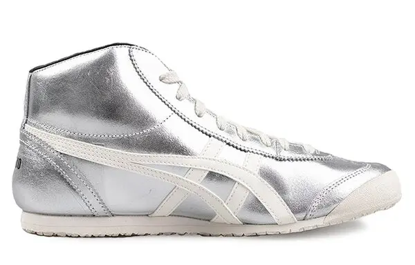 Onitsuka Tiger Mexico Mid Runner Sneakers - Silver