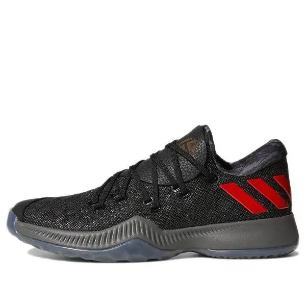 Adidas Harden B/ Low Top Athletic Sneakers - Black/red