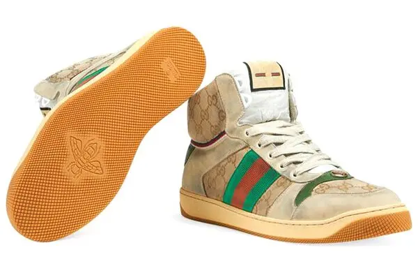 Gucci Screener Gg High Top Sneakers