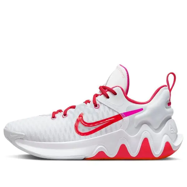 Nike Giannis Immortality "rose" Athletic Sneakers - White/red