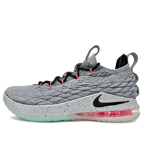 Nike Lebron 15 Low Ep Athletic Sneakers - Grey/pink