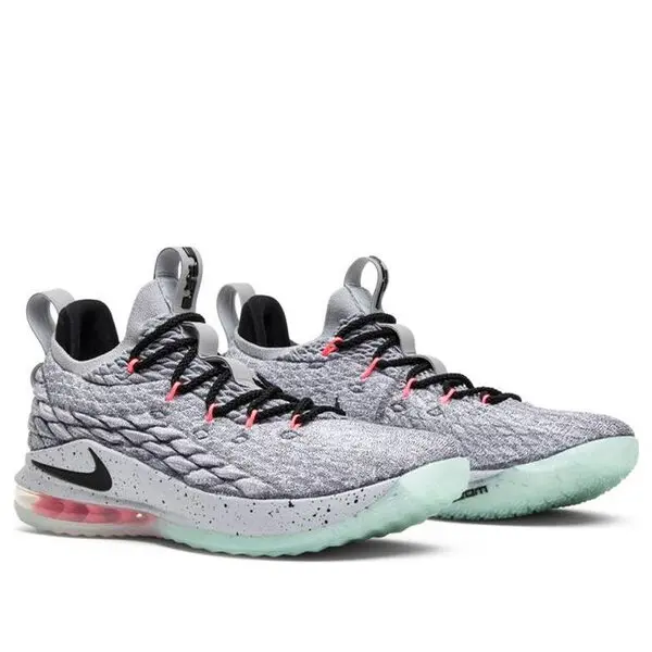 Nike Lebron 15 Low Ep Athletic Sneakers - Grey/pink