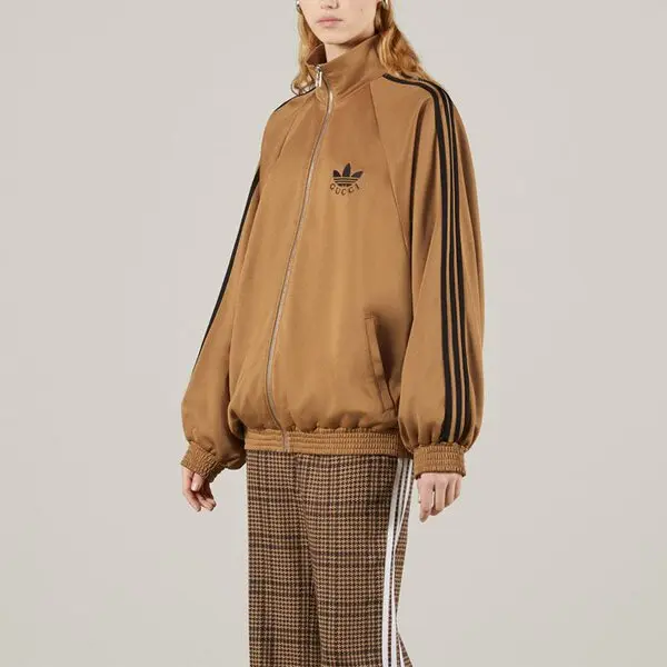 Gucci X Adidas Cotton Jersey Zip Jacket